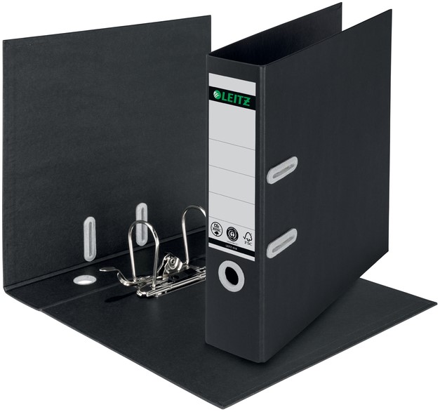 Ordner Leitz Recycle 180° 80mm karton A4 zwart | Alles voor kantoor ...