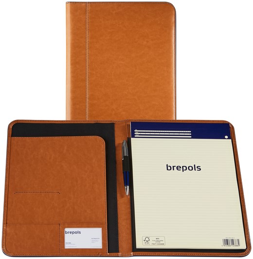 Schrijfmap Brepols Palermo Fashion A4 camel | Alles voor kantoor & school