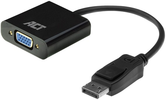 Adapter ACT DisplayPort naar VGA 0.15 meter | Alles voor kantoor & school