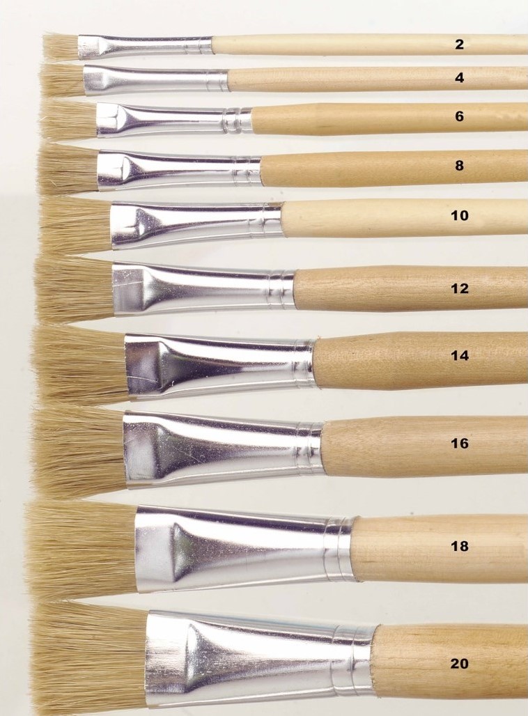 Penseel Gallery ongelakt lange steel nr.12 | Alles voor kantoor & school