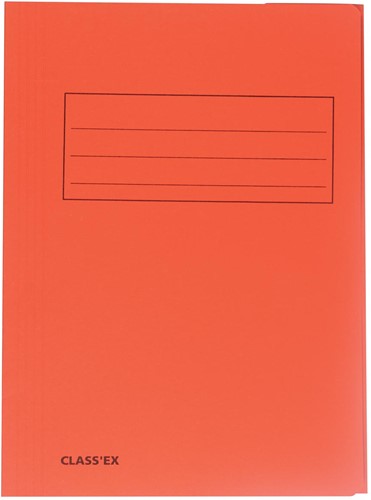 Dossiermap Class'ex 30205 A4 karton oranje | Alles voor kantoor & school