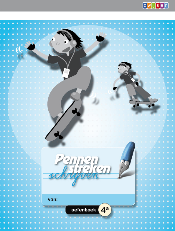 Pennenstreken 2 groep 4 - oefenboek 4A verbonden schrift | Alles voor kantoor & school