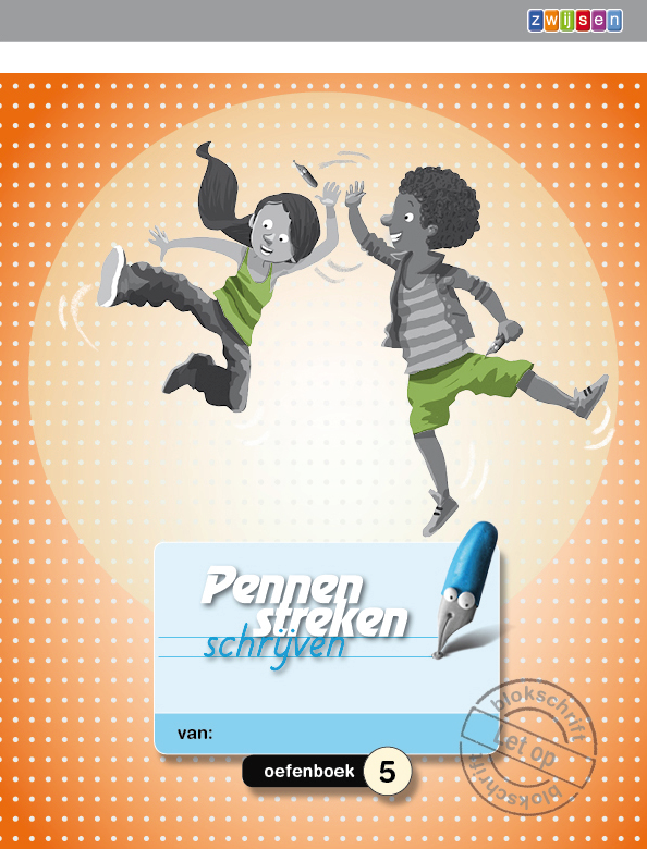 Pennenstreken 2 groep 5 - oefenboek 5 blokschrift | Alles voor kantoor & school