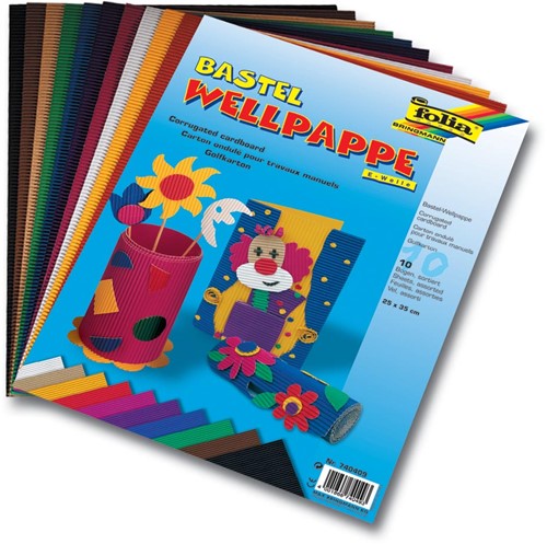 Golfkarton 50x70cm pak à 10 vel assorti kleuren | Alles voor kantoor ...