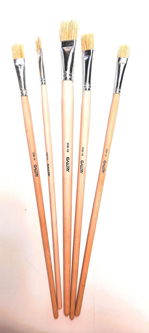 Penseel Gallery ongelakt lange steel nr.12 | Alles voor kantoor & school