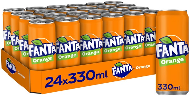 Frisdrank Fanta orange blik 330ml | Alles voor kantoor & school