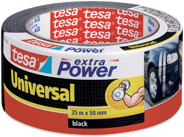 Duct tape tesa® extra Power Universal 25mx50mm zwart | Alles voor ...