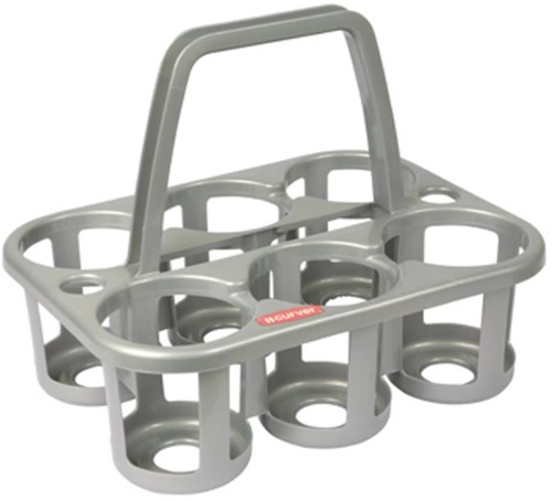 Flessendrager Curver grijs voor 6 flessen à 1 liter | Alles voor ...