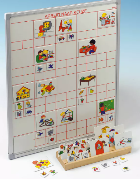 Stickerset Educo Arbeid naar keuze t.b.v. persoonskaartjes kiesbord ...